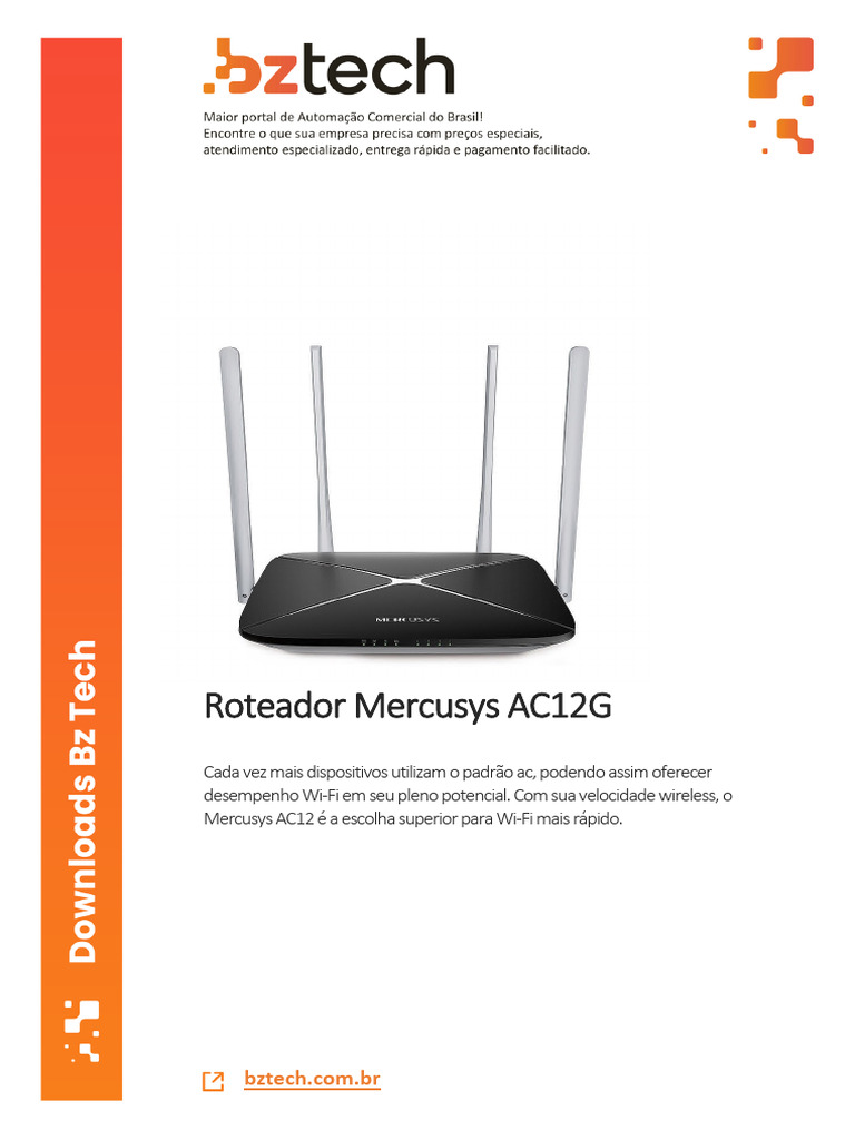Manual Mercusys Ac12g | PDF | Ip Address | Local Area Network