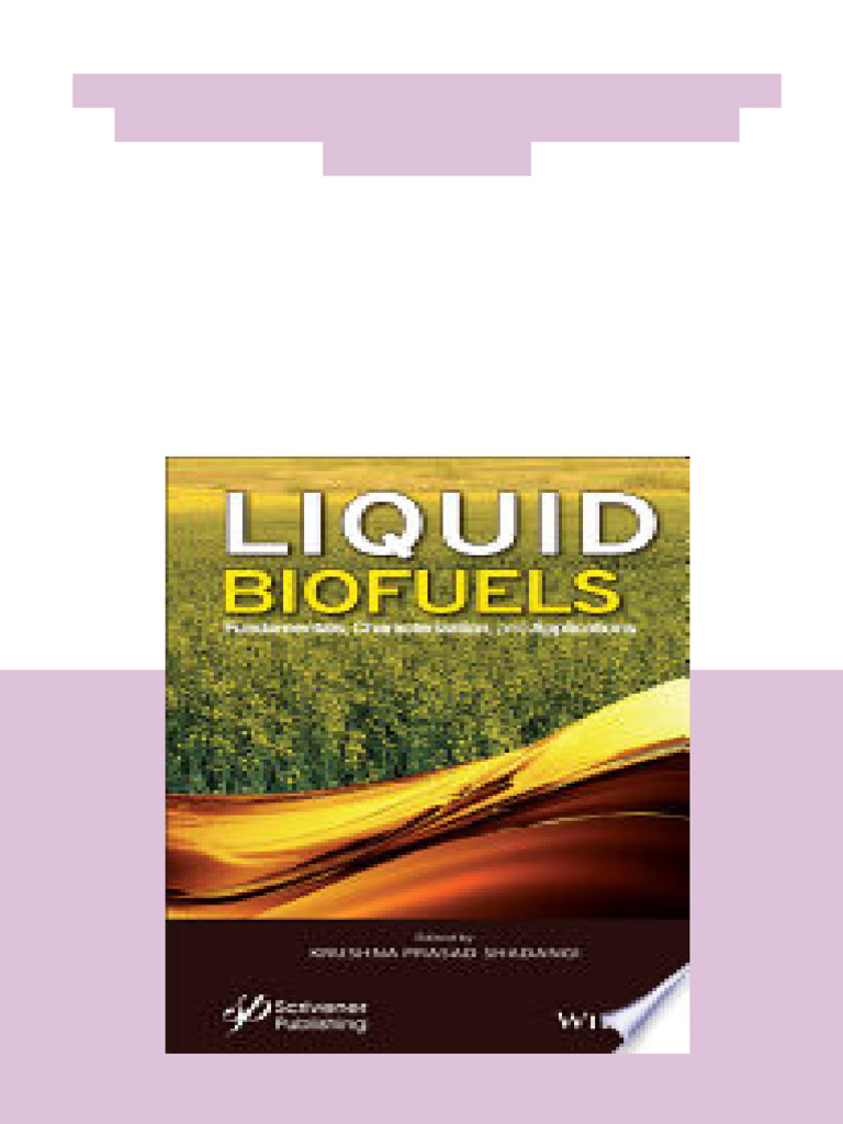 Liquid Biofuels: Fundamentals, Characterization, and Applications ...
