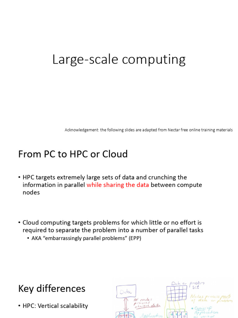 L10 Largescale | PDF | Supercomputer | Parallel Computing