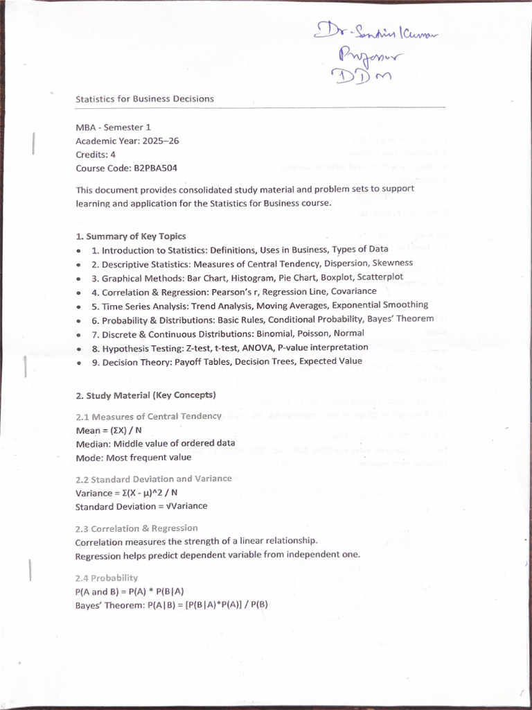 DDM Study Material | PDF