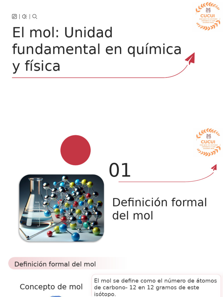 El mol: Definición y aplicaciones en ciencia | PDF | Mole (Unidad ...