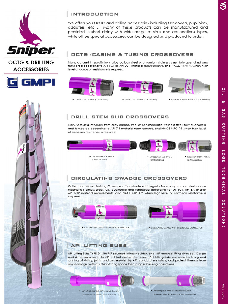 BRC-DXA-02 REV-1 (Drilling - OCTG Crossovers and Accessories) (L) | PDF ...