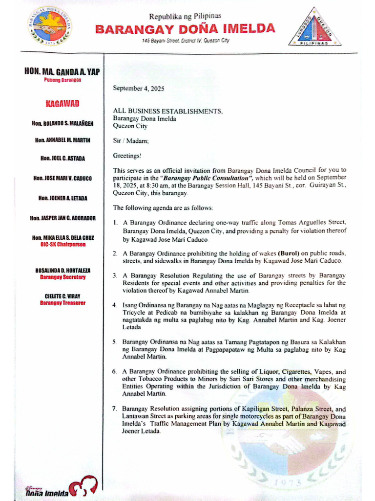 Public Consultation Meeting | PDF