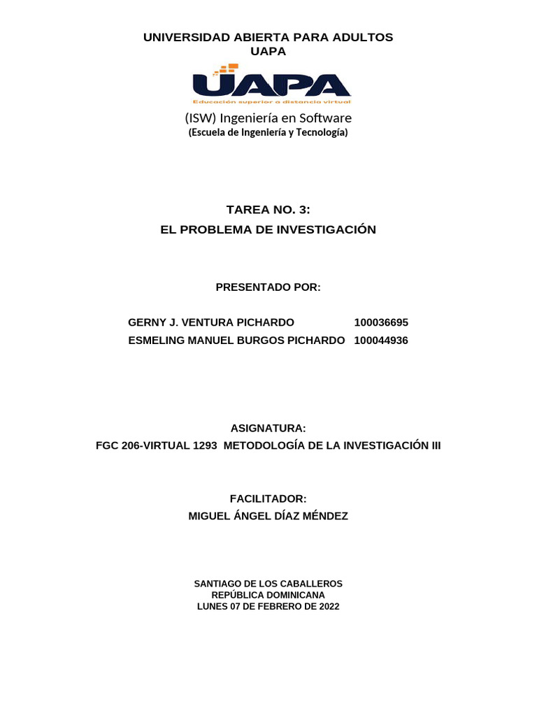 Tarea III (Modificacion Tareas III y IV) | PDF | Aprendizaje | Desorden hiperactivo y deficit de ...