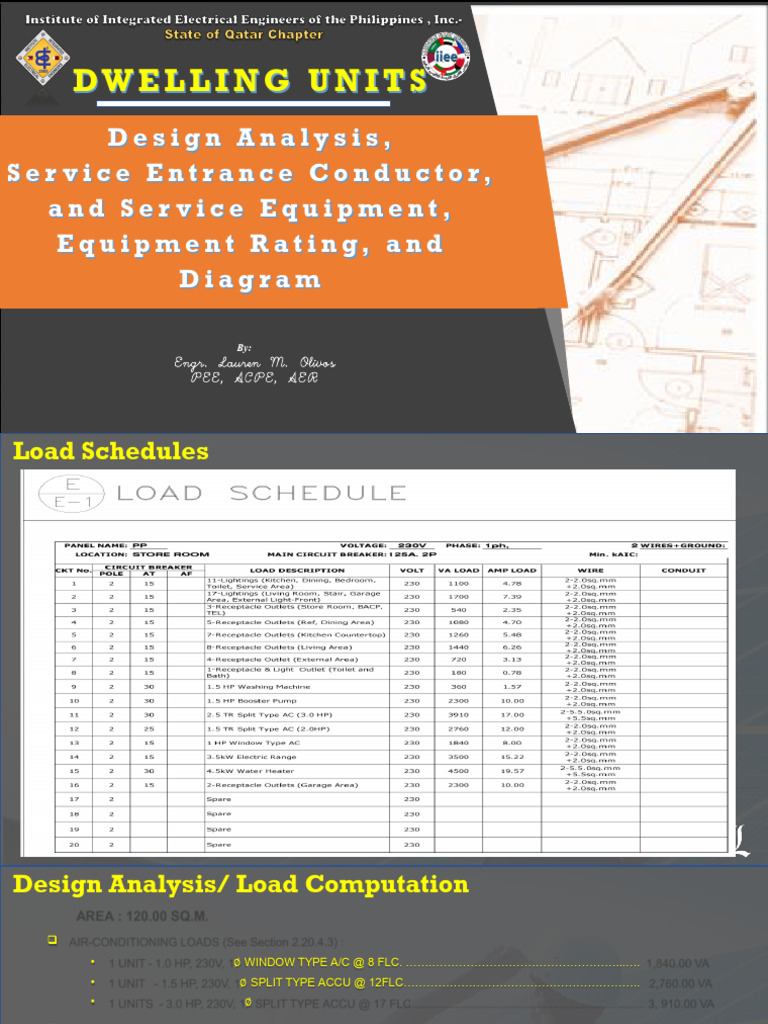 Electrical Load Analysis for Dwelling Units | PDF | Electric Power ...