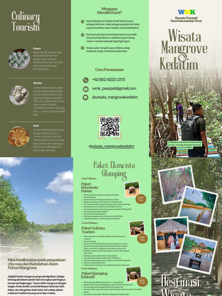 Wisata Mangrove Kedatim: Ekowisata dan Kuliner | PDF