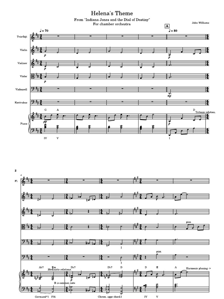 John Williams - Helena's Theme-2 | PDF