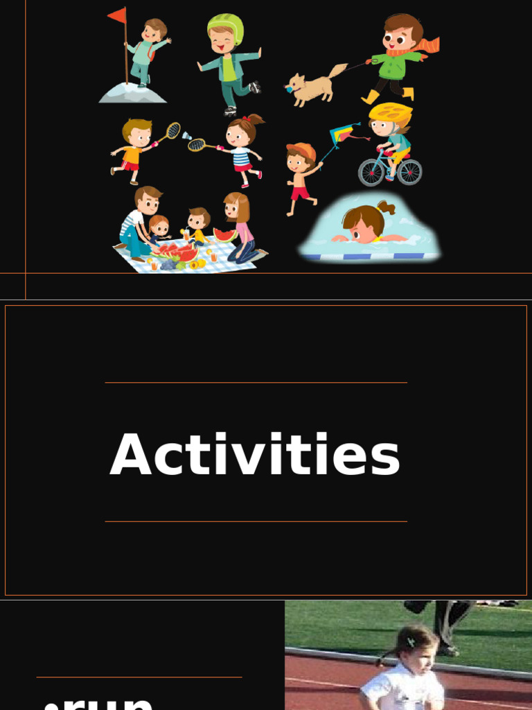 Fun Activities Worksheet for Kids | PDF