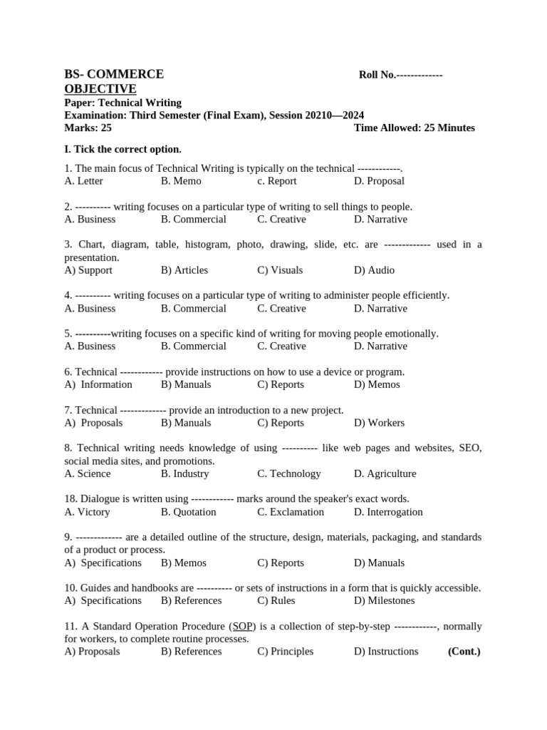 Paper BS - Final 3rd Sem. 2022 | PDF | Essays | Narrative