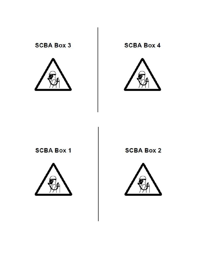 Scba Sticker | PDF