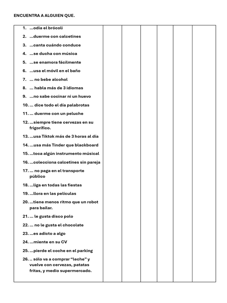 Encuentra A Alguien Que | PDF