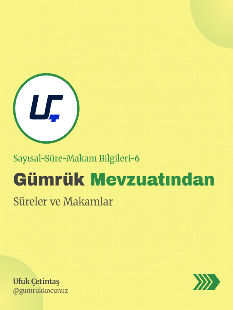 Gumruk Antreposunda Izin Ile Ilgili Sure Ve Makam Bilgileri | PDF