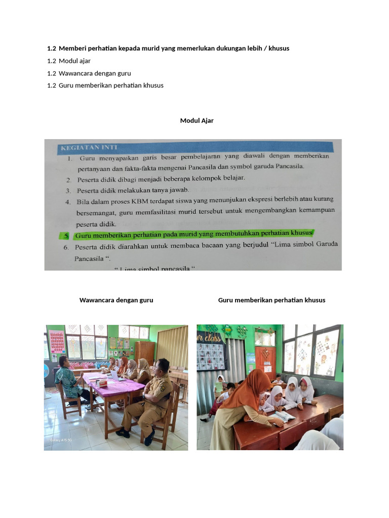 1.2 Memberi Perhatian | PDF