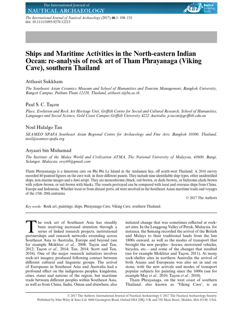 Ships and Maritime Activities in The North-Eastern Indian Ocean. Re ...