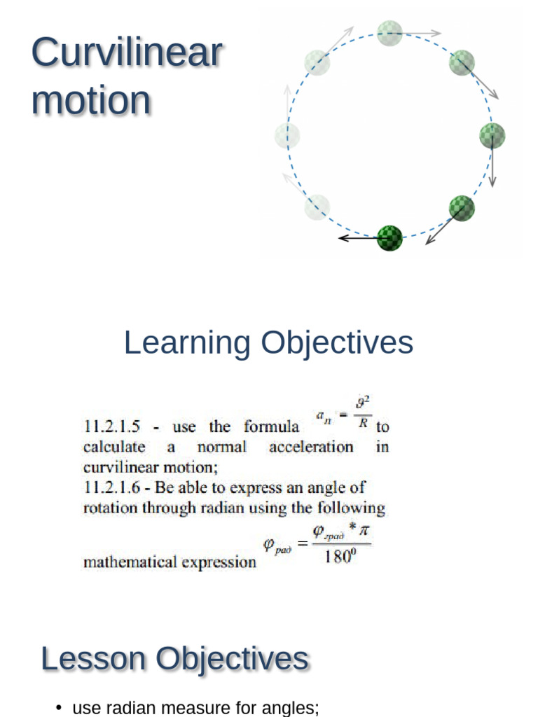 Curvilinear Motion Brief | PDF | Force | Acceleration