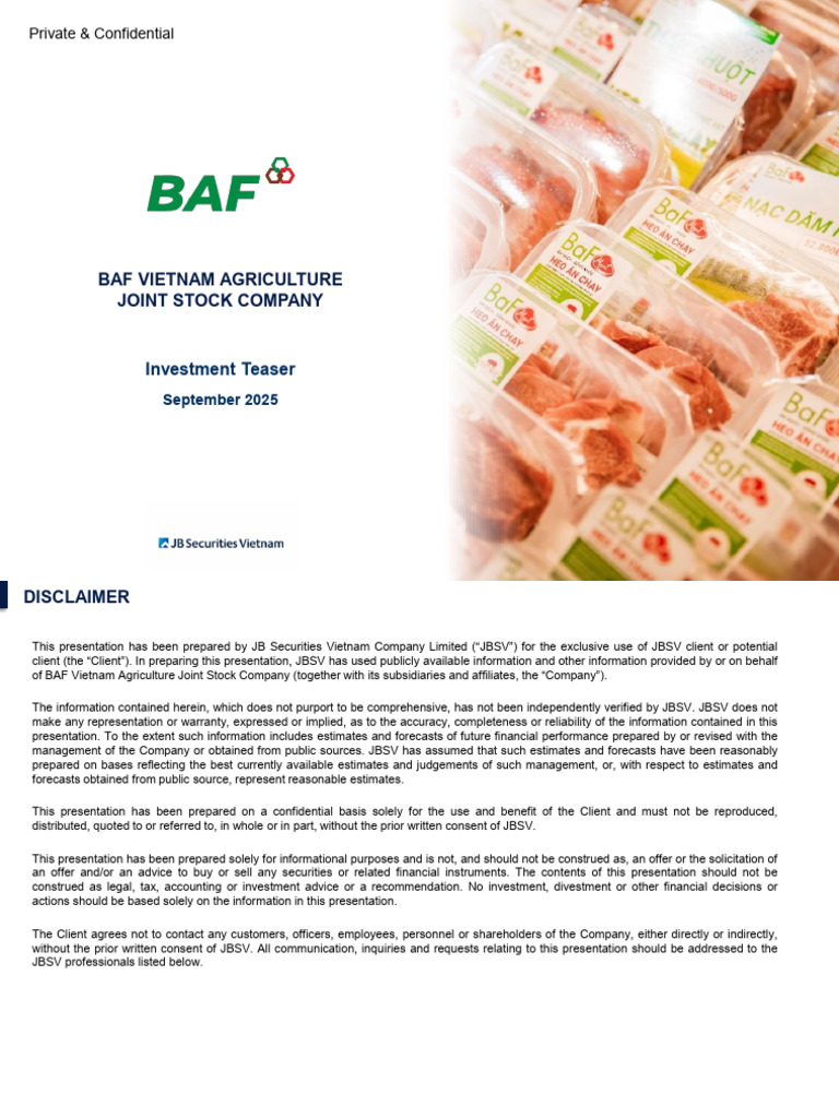 BAF Vietnam Agriculture Bond Offering | PDF | Bonds (Finance ...