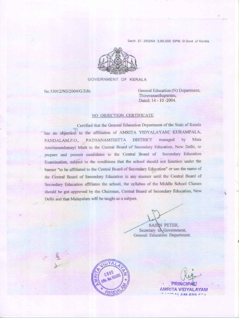 Pandalam Noc | PDF