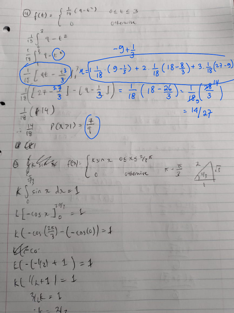 (13 Oct 2025) HW Continous Random Variable | PDF