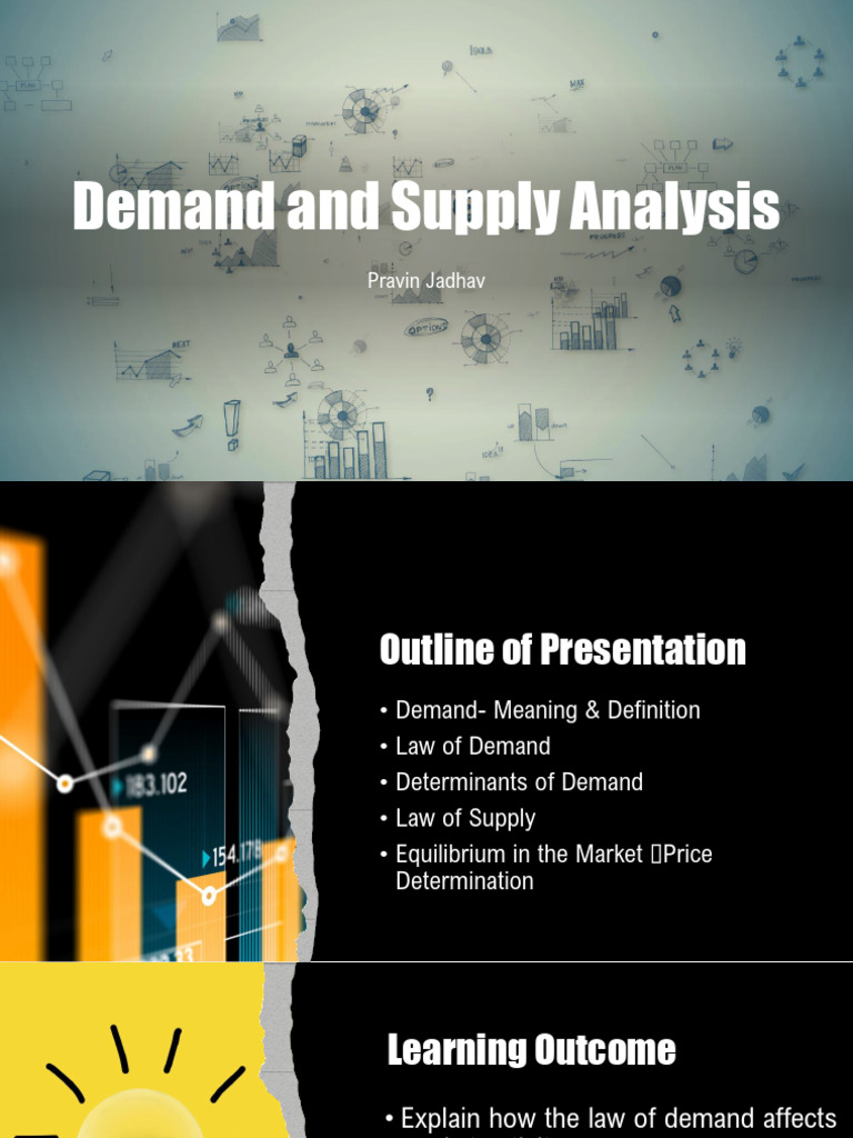 Demand and Supply Analysis | PDF | Supply (Economics) | Demand