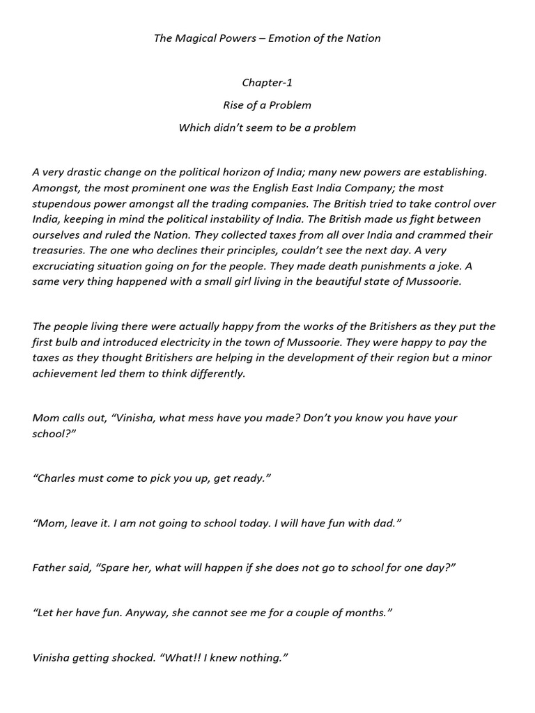 The Magical Powers - Emotion of The Nation | PDF | Feeling | Psychology