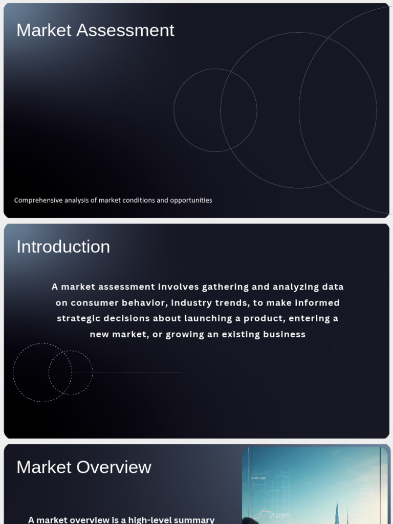 Market Assessment Insights and Strategies | PDF | Market (Economics ...