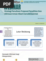 Panduan Program Hilirisasi Riset SINERGI TA 2026 FINAL | PDF