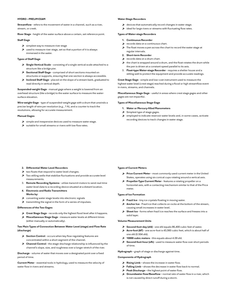 Streamflow Measurement Techniques Guide | PDF | Discharge (Hydrology ...