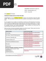 Wits Financial Aid and Fees Contacts | PDF