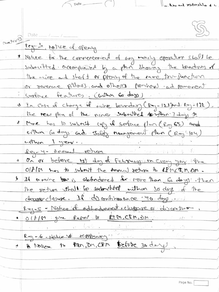 CMR Note | PDF