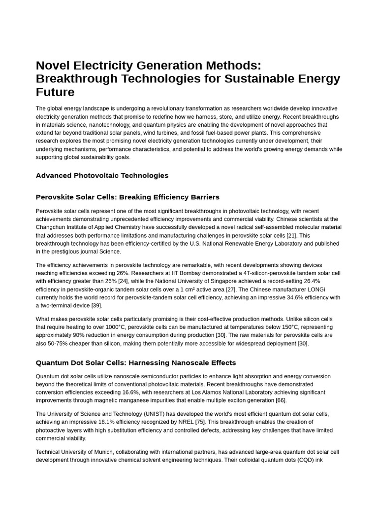 Brave | PDF | Solar Cell | Electricity Generation