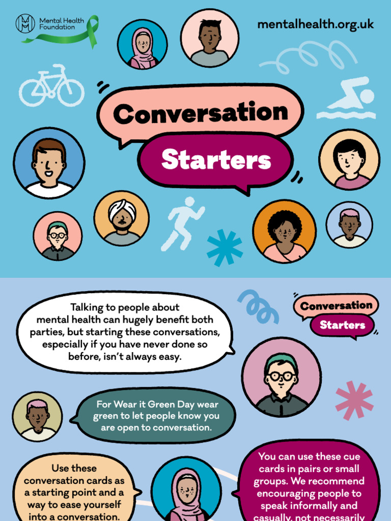 Conversation Starters for Mental Health | PDF