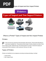 Non-Impact Printer Types and Examples | PDF | Printer (Computing ...
