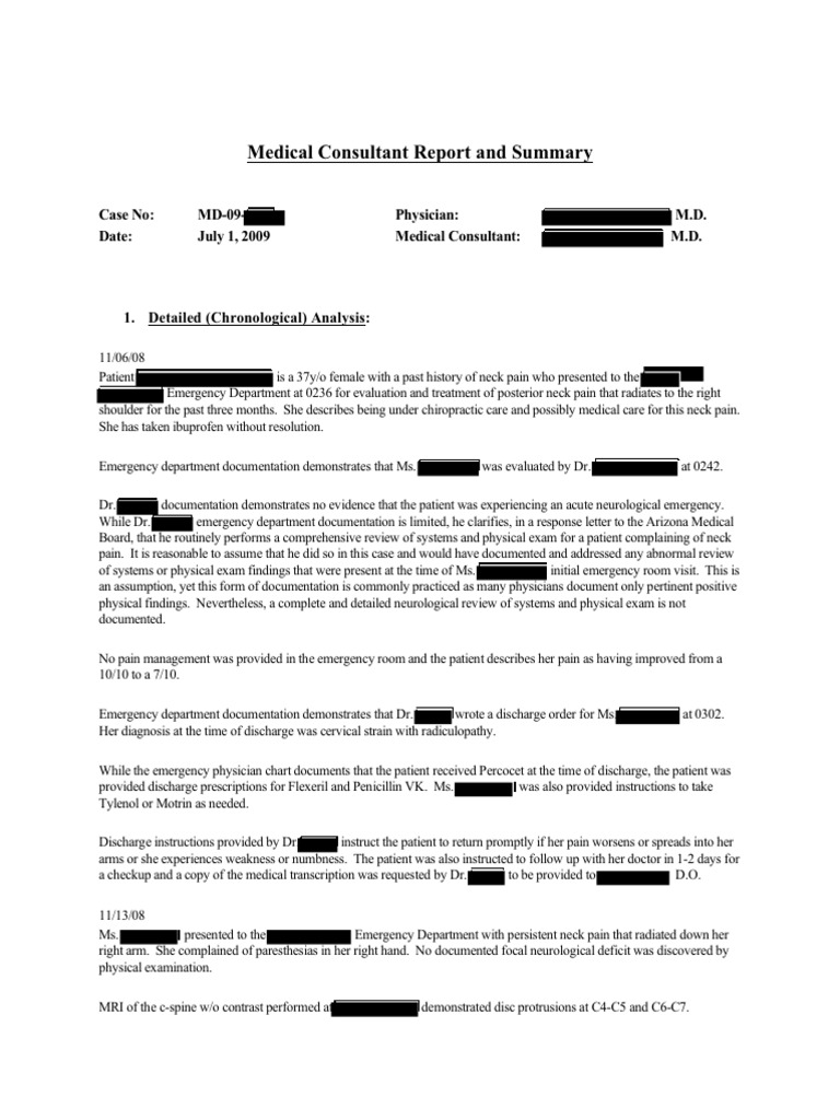 OMC Report Sample - Emergency Medicine | PDF | Emergency Department ...