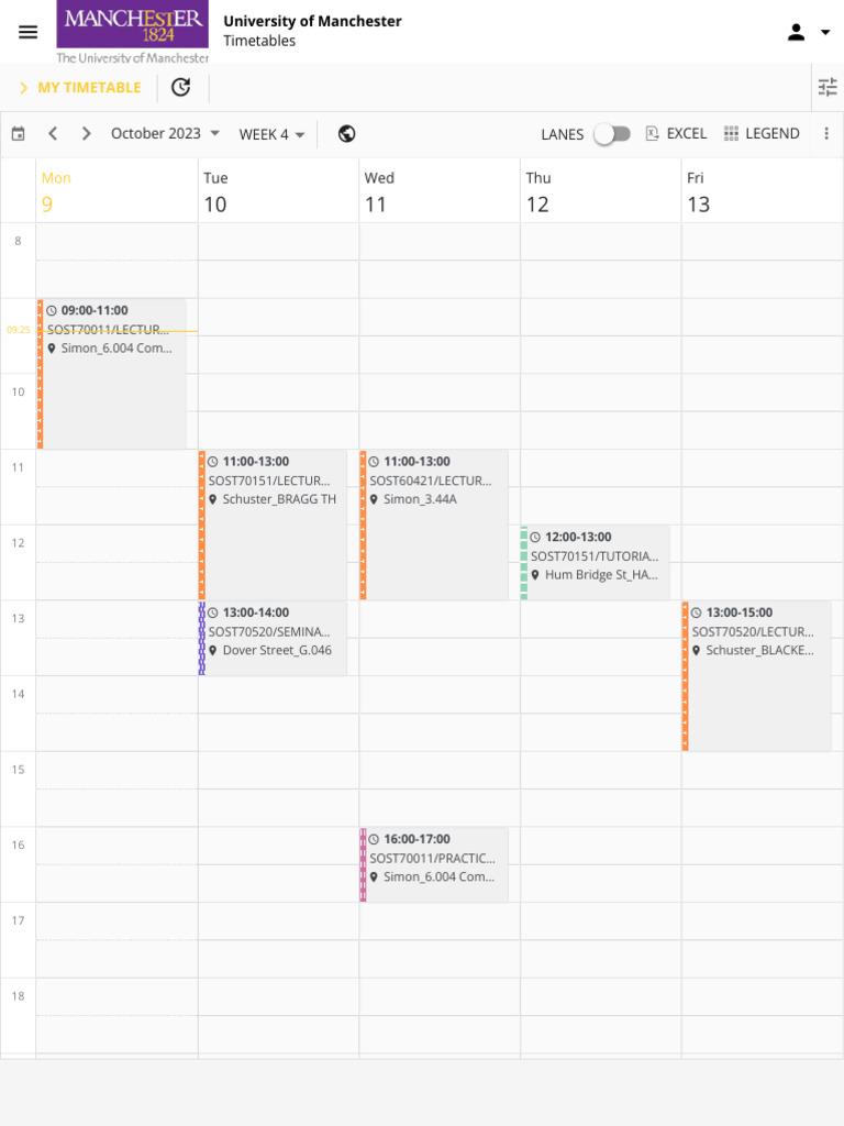 Timetables — Publish | PDF