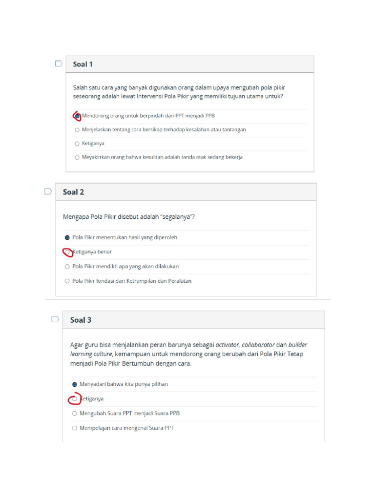 Soal Pretest | PDF