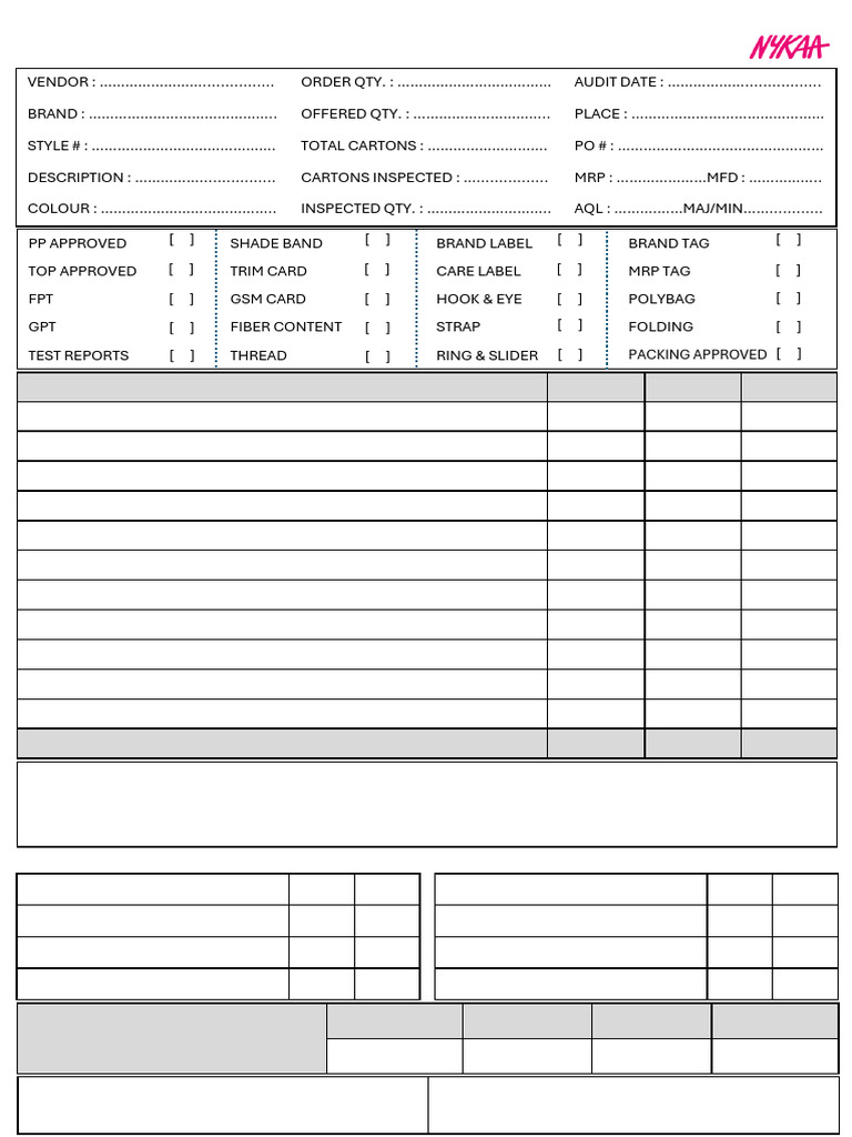 Final Inspection Report Template | PDF