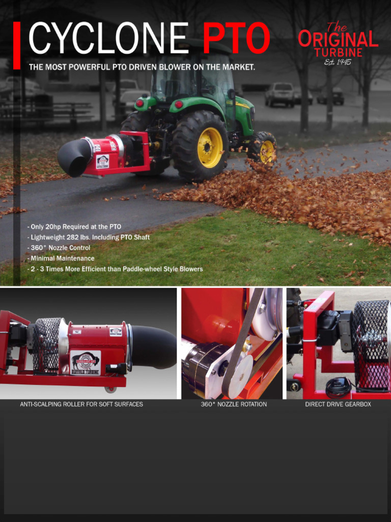 Blower Turbine Cylone-Pto | PDF