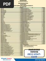 Toyota Price List April 2024 | PDF | Off Road Vehicles | Land Vehicles