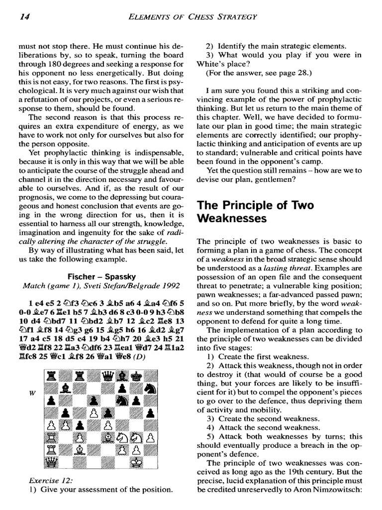 Alexei - Kosikov 2010 Elements - Of.chess - Strategy 164p ENG 15 | PDF