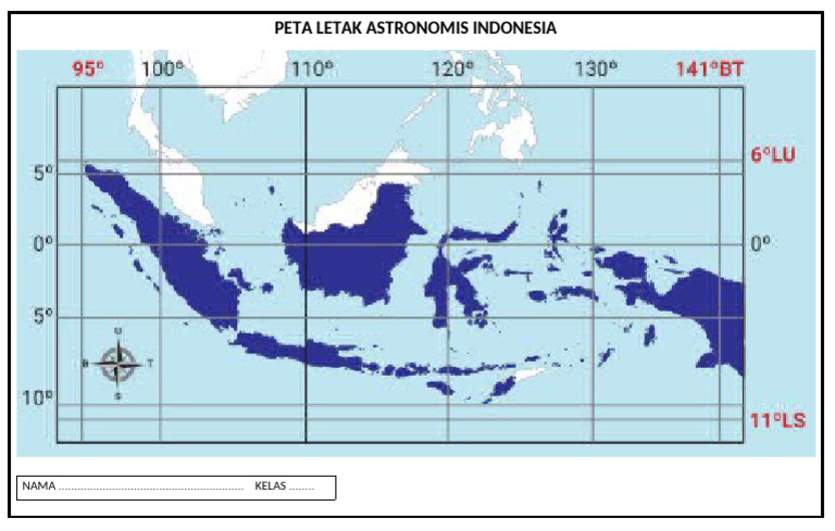 Peta Letak Astronomis Indonesia | PDF