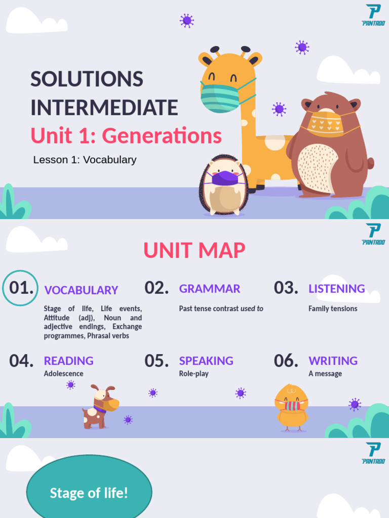 Stages of Life: Vocabulary & Grammar Guide | PDF | Verb | Linguistics