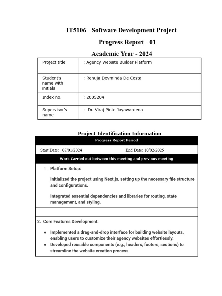 2005204-Progress Report 2 Final | PDF | Information Technology ...