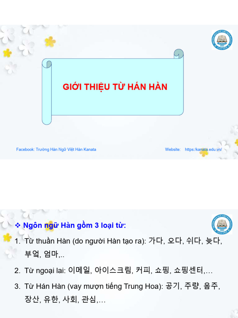 Giới Thiệu Hán Hàn | PDF