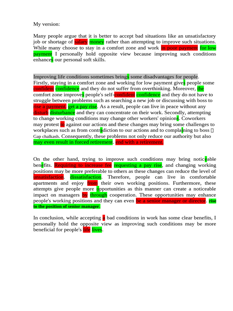 Improve Job Satisfaction and Career Growth | PDF | Salary | Contradiction