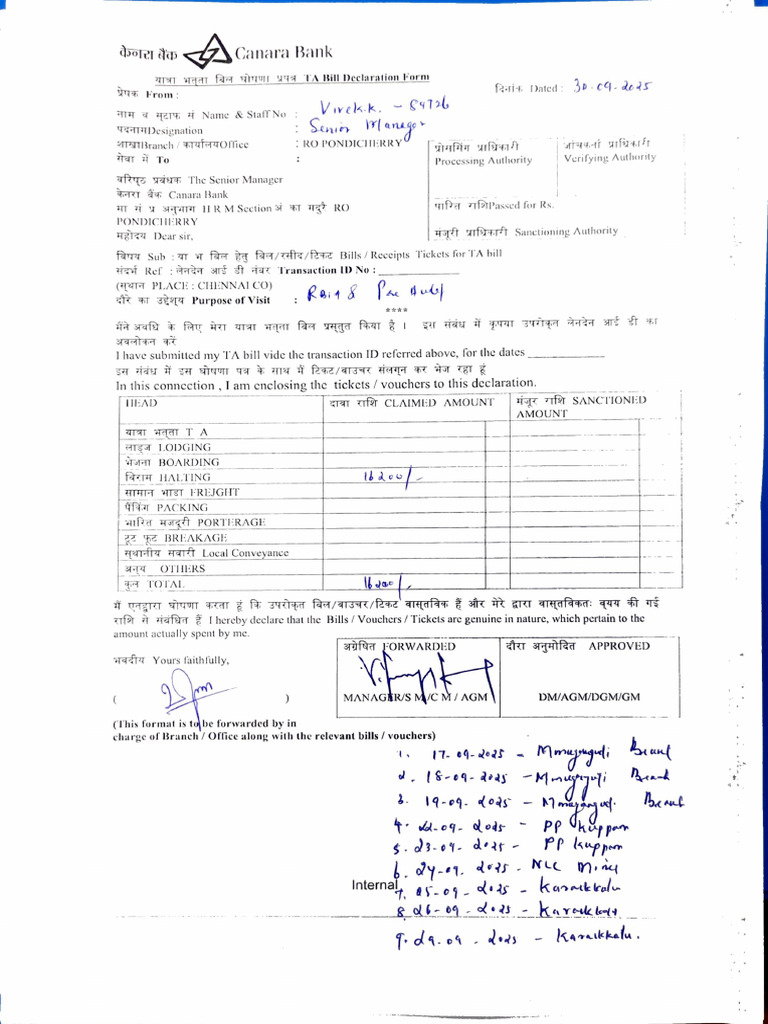 Ta Bill | PDF