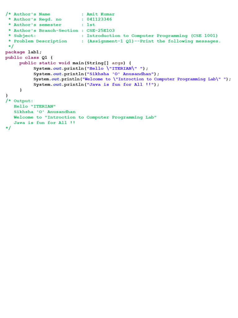 Format To Write in Record | PDF