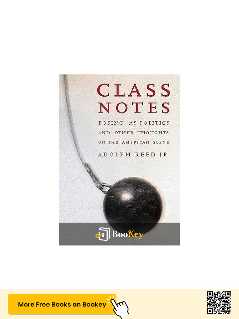 Class Notes: Race, Class, Politics Analysis | PDF | Identity Politics ...