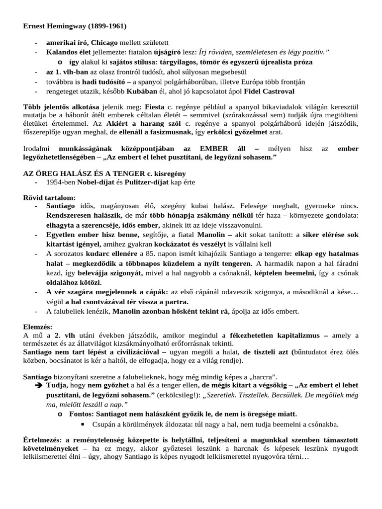 24.3 Ernest Hemingway | PDF