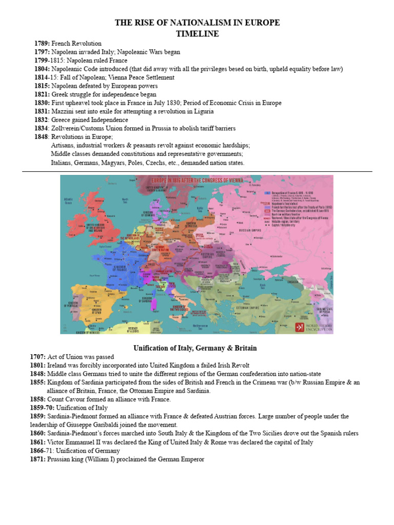 Unification of Germany and Italy Explained | PDF | Kingdom Of Prussia ...