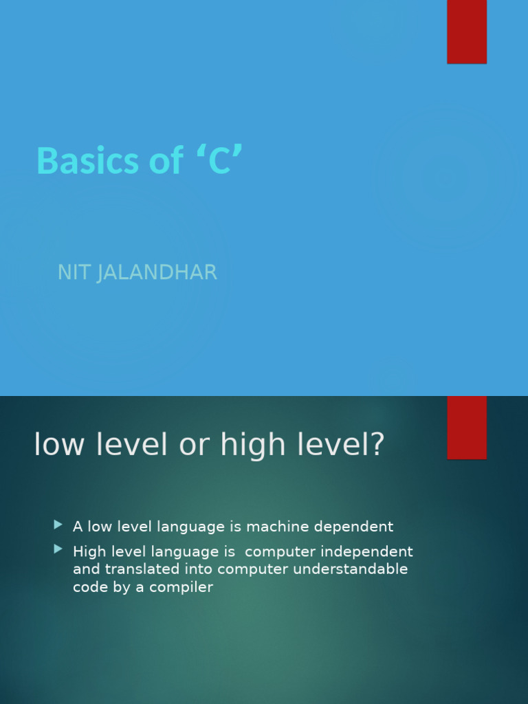 Lec2_B4 | PDF | Library (Computing) | Programming Paradigms